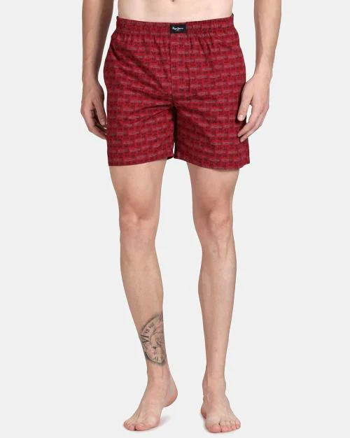 Buy Novelty Print Boxers with Insert Pockets Online at Best Prices in ...