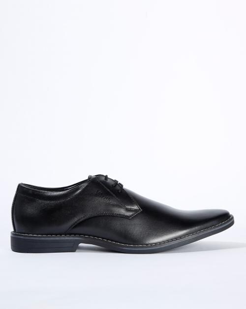 Buy Genuine Leather Derby Formal Shoes Online at Best Prices in India ...