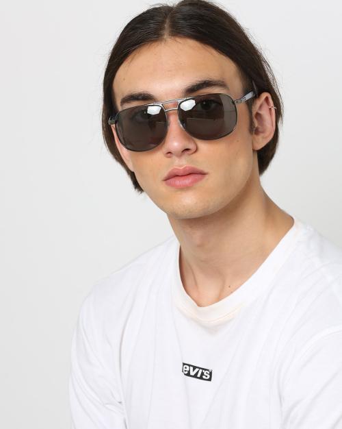 Buy SE5114 64 Q58 Full-Rim Aviators Online at Best Prices in India ...