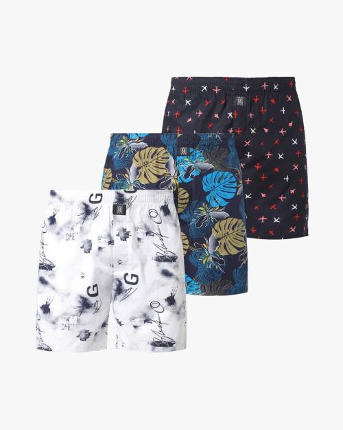 Buy Pack of 3 Printed Boxers Online at Best Prices in India - JioMart.