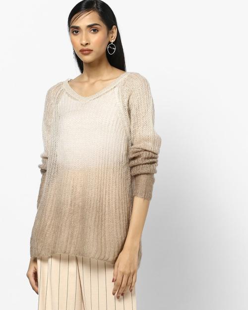 Buy Knitted Sheer Pullover Online at Best Prices in India - JioMart.