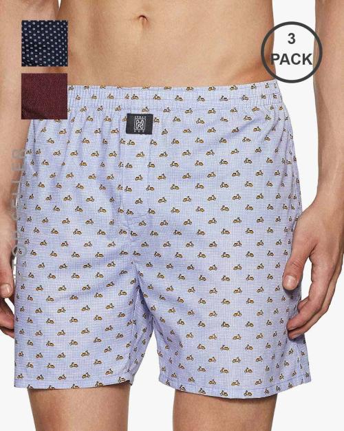 Buy Pack of 3 Printed Boxers Online at Best Prices in India - JioMart.
