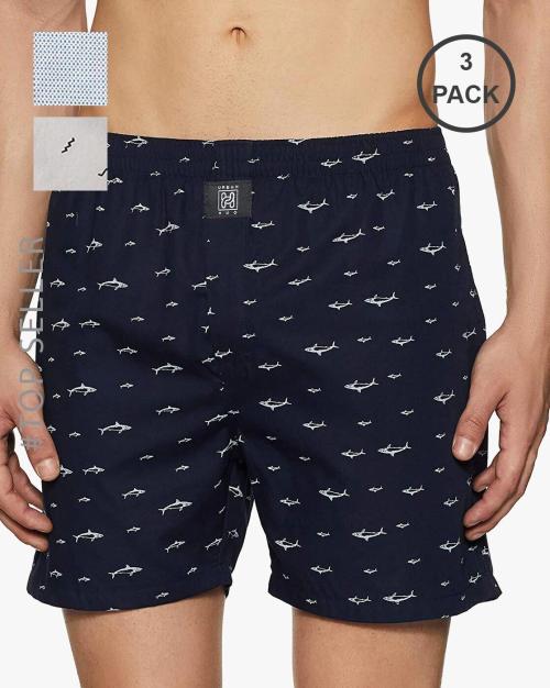 Buy Pack of 3 Printed Boxers Online at Best Prices in India - JioMart.