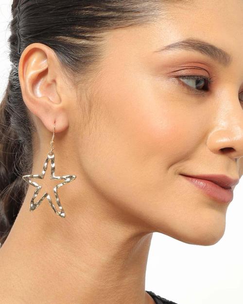Buy Star-Pattern Dangler Earrings - TR-JPAW19-60 Online at Best Prices ...