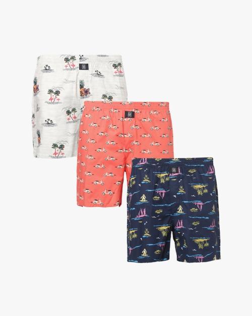 Buy Pack of 3 Printed Boxers Online at Best Prices in India - JioMart.