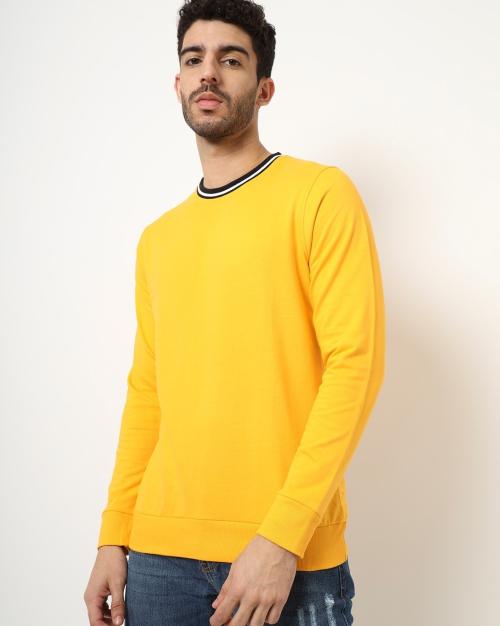 Buy Solid Crew-Neck Sweatshirt Online at Best Prices in India - JioMart.