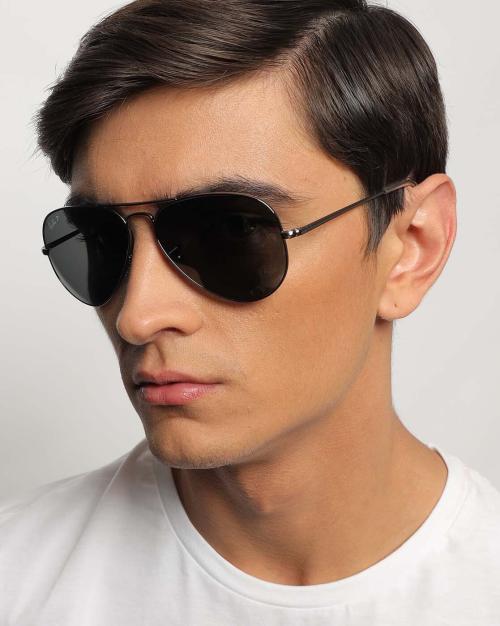 Buy 0RB3689004/4858 Full-Rim UV-Protected Aviator Sunglasses Online at ...