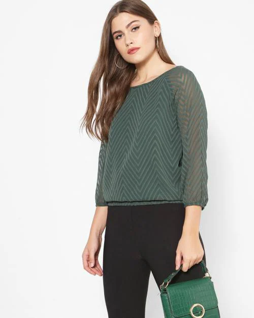Buy Chevron Print Top Online at Best Prices in India - JioMart.