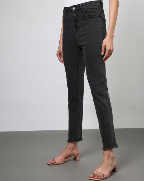 Buy Women High-Rise Slim Fit Jeans Online at Best Prices in India ...