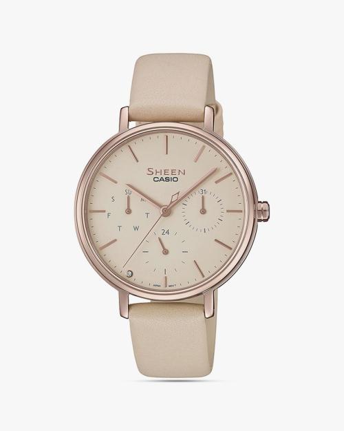 Buy SH233 Sheen Women (SHE-4541CGL-4AUDF) Analog Wrist Watch Online at Best Prices in India ...