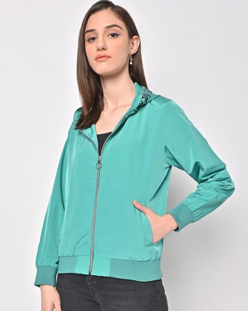Buy Zip-Front Hoodie with Insert Pockets Online at Best Prices in India ...