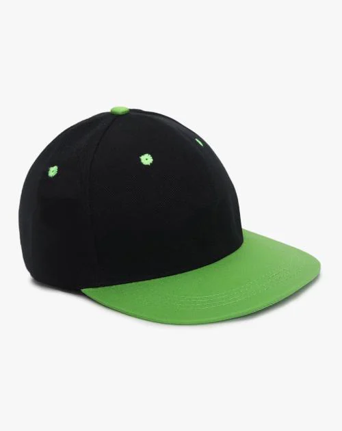 Buy Men Panelled Baseball Cap with Contrast Visor Online at Best Prices ...