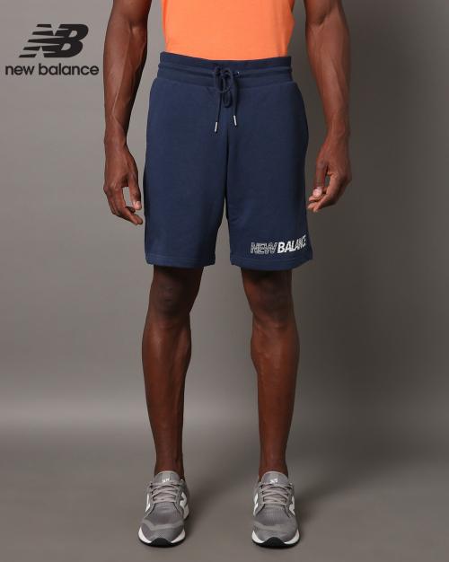 Buy NB Essentials Shorts with Brand Typography Online at Best Prices in ...