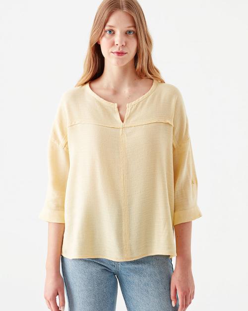 Buy Top with Notched Round-Neck Online at Best Prices in India - JioMart.