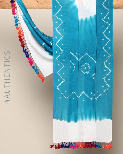 Buy Kutch Handloom Bandini Pure Wool Shawl Online at Best Prices in ...