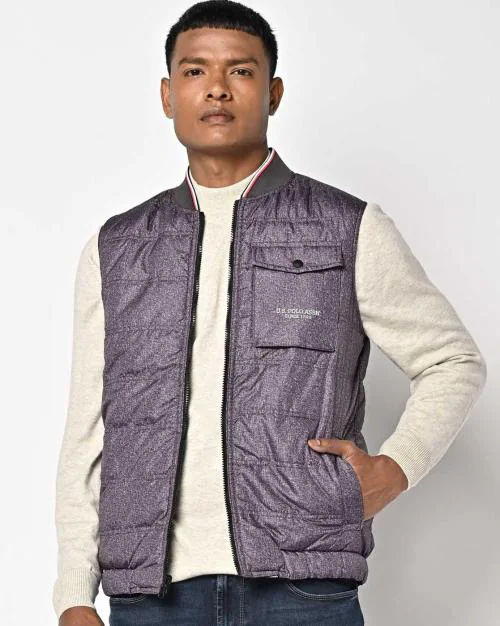 Buy Gilet Jacket with Patch Pocket Online at Best Prices in India ...