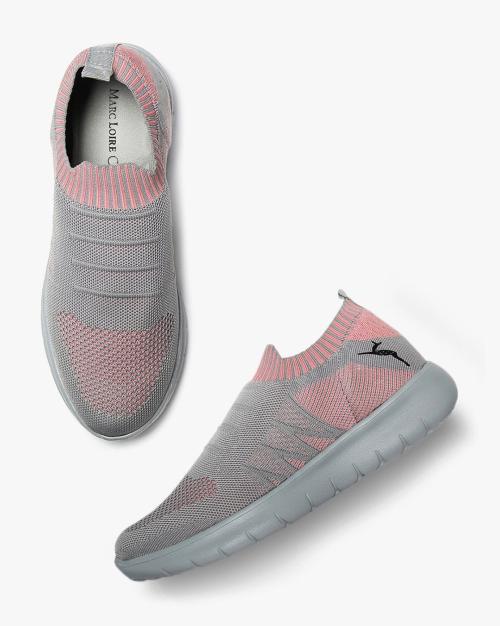 Buy Knitted Slip-On Shoes with Pull-Up Tabs Online at Best Prices in ...