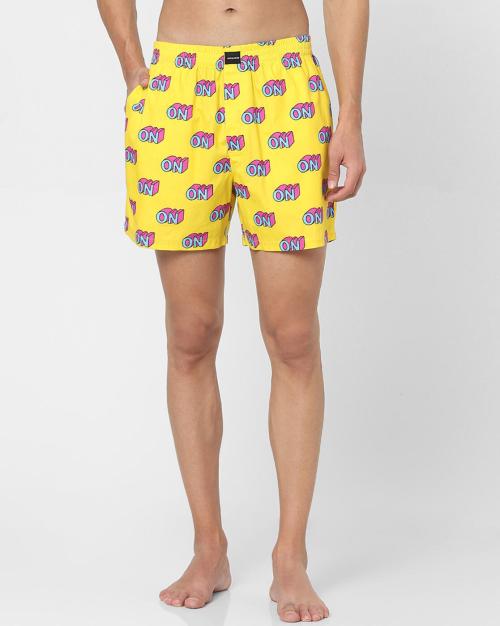 Buy Typographic Print Boxers Online at Best Prices in India - JioMart.