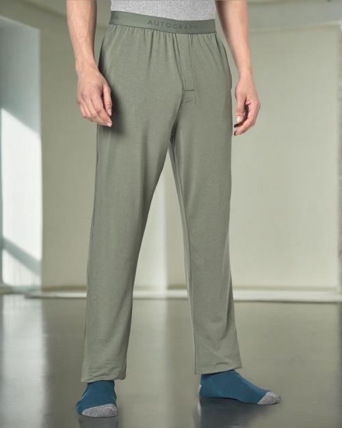 Buy Cotton Mix Plain Regular Fit Pyjamas Online at Best Prices in India ...