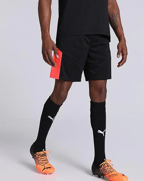Buy Puma Men Black Polyester Football Training Shorts Online at Best ...