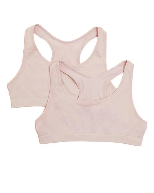 Buy Pack of 2 Non-Padded Beginner's Bras Online at Best Prices in India ...