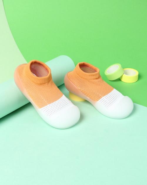 Buy Colourblock Slip-On Booties Online at Best Prices in India - JioMart.