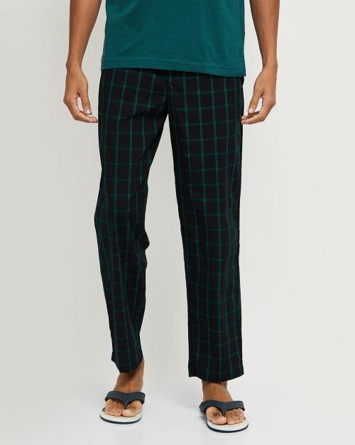 Buy Checked Pyjamas with Elasticated Waist Online at Best Prices in ...
