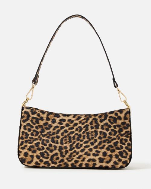 Buy Animal Print Shoulder Bag with Detachable Strap Online at Best ...