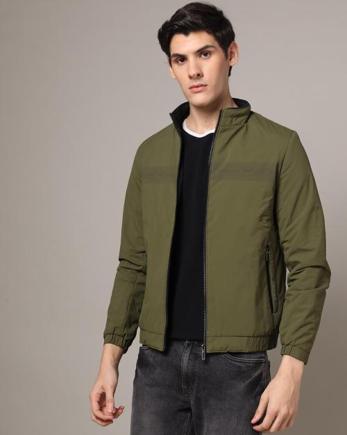 Buy Zip-Front Jacket with Insert Jackets Online at Best Prices in India ...