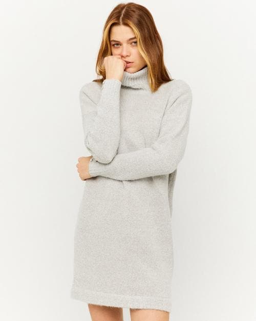 Turtle-Neck Sweater Dress - JioMart