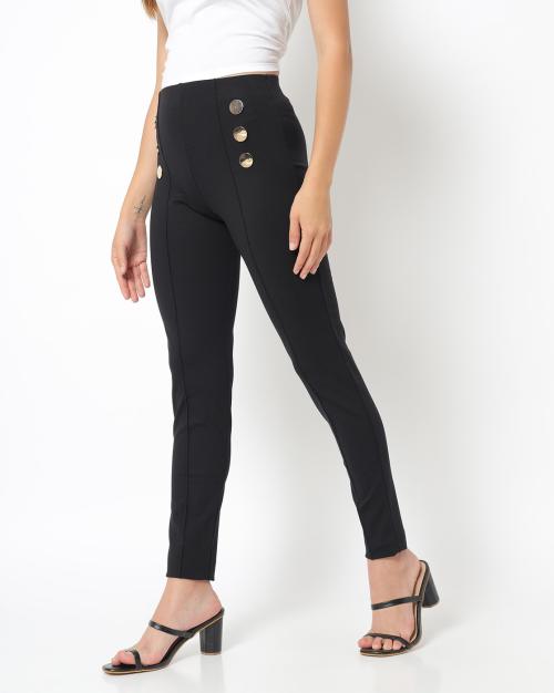 Buy Leggings with Button Accents Online at Best Prices in India - JioMart.