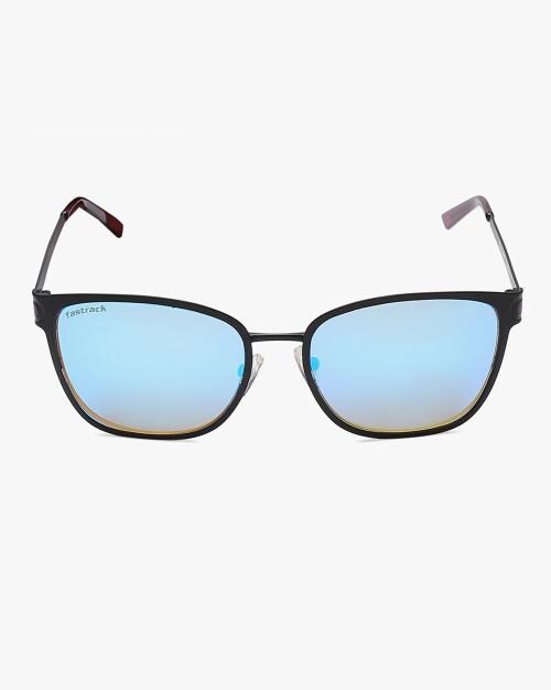 Buy C100PR1V Mirrored Rectangular Sunglasses Online at Best Prices in ...