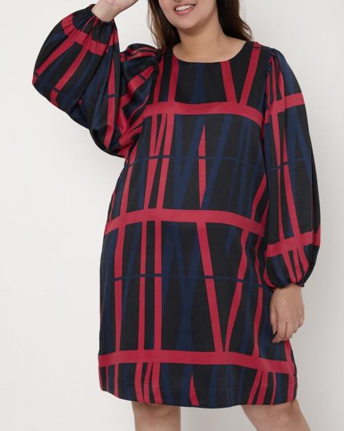 Buy Abstract Print Shift Dress Online at Best Prices in India - JioMart.