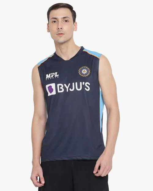 Buy Regular Fit Official Team India Fan Training Vest Online at Best ...