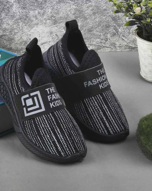 Buy Typographic Print Slip-On Casual Shoes Online at Best Prices in ...