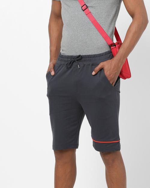 Buy Flat-Front Shorts with Insert Pockets Online at Best Prices in ...