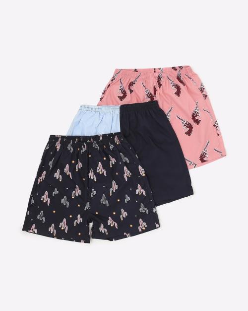 Buy Pack of 3 Printed Boxers Online at Best Prices in India - JioMart.