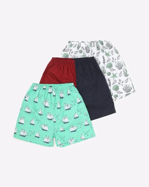 Buy Pack of 3 Printed Boxers Online at Best Prices in India - JioMart.