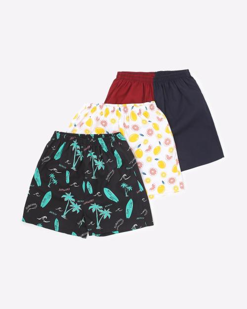 Buy Pack of 3 Printed Boxers Online at Best Prices in India - JioMart.