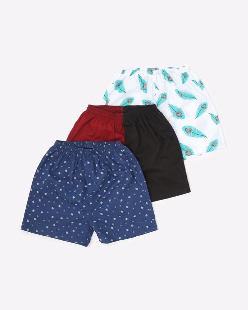 Buy Pack of 3 Printed Boxers Online at Best Prices in India - JioMart.