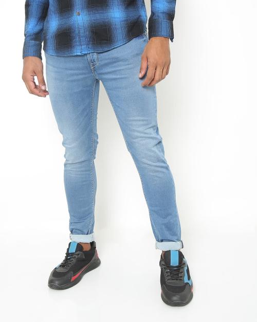 Buy Chinox Mid-Wash Skinny Fit Jeans Online at Best Prices in India ...
