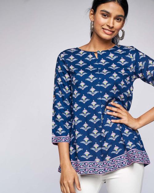 Buy Block Print Tunic Online at Best Prices in India - JioMart.