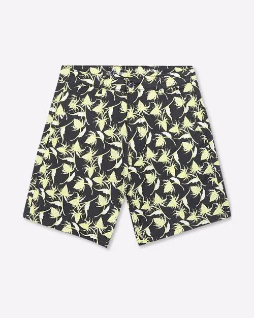 Buy Floral Print Relaxed Fit Shorts with Insert Pockets Online at Best ...