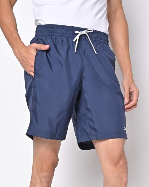 Buy Logo Print Shorts with Elasticated Drawstring Fastening Online at ...