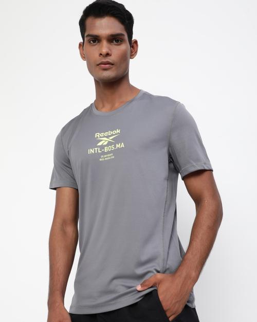 Buy Logo Print Crew-Neck T-shirt Online at Best Prices in India - JioMart.