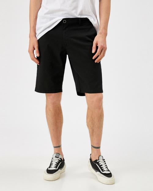 Flat-Front Shorts with Insert Pockets - JioMart