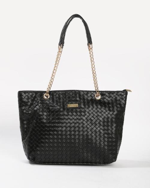 Buy Basket Weave Pattern Shoulder Bag Online at Best Prices in India ...