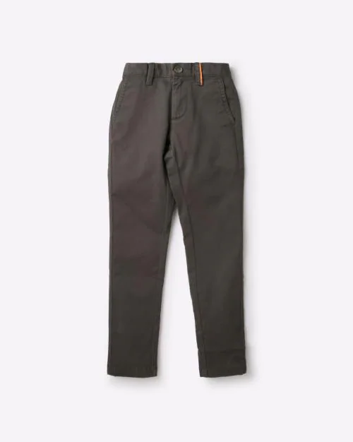 Buy Flat-Front Trousers with Insert Pockets Online at Best Prices in ...