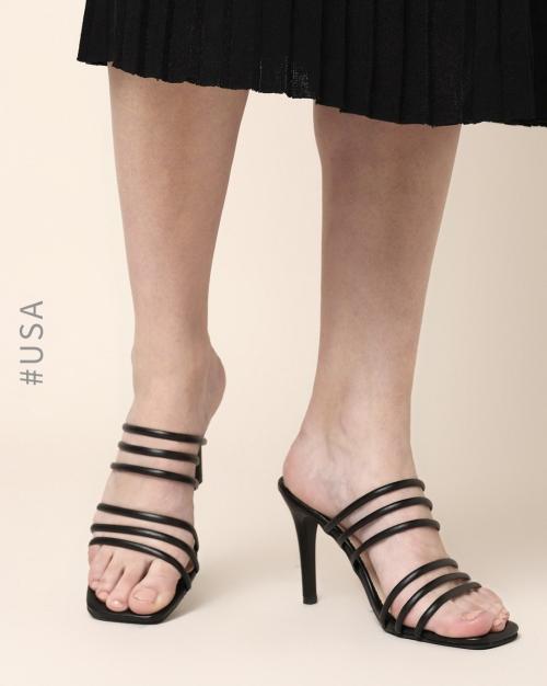 Buy Open-Toe Strappy Stilettos Online at Best Prices in India - JioMart.