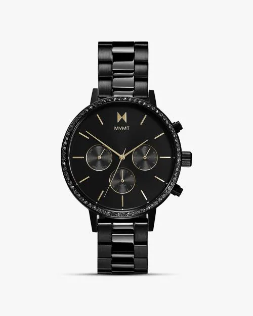 Buy 28000055-D Analogue Embellished Watch with Stainless Strap Online ...